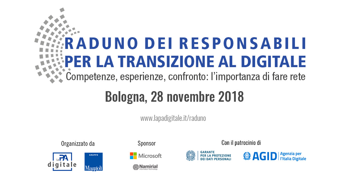 PA Digitale: a Bologna il primo raduno dedicato agli RTD della PA - BitMat