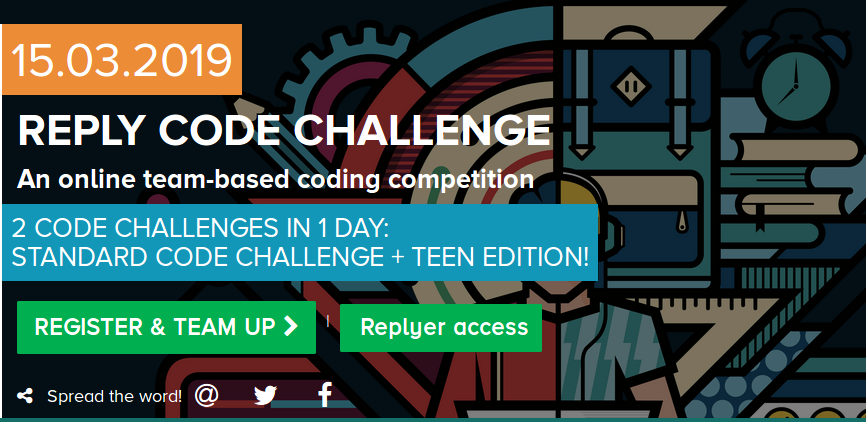 Reply Code Challenge: da quest'anno arriva anche la Teen Edition - BitMat