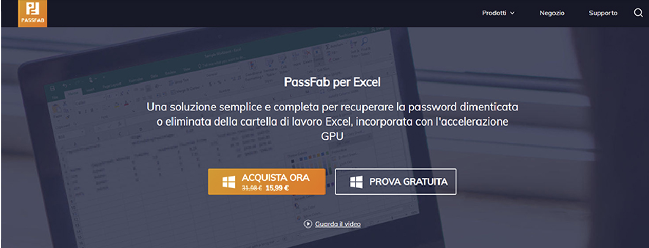 Recuperare o togliere Password con PassFab per Excel - BitMat