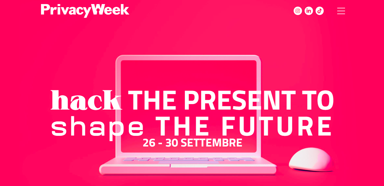 La Privacy Week torna a Milano dal 26 al 30 settembre 2022 - BitMat