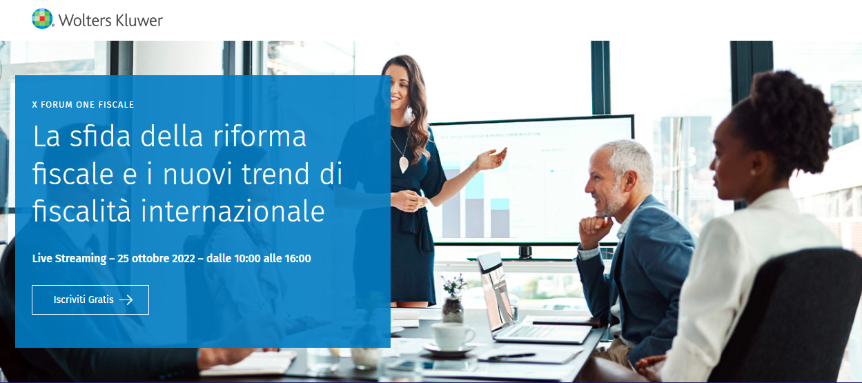 X Forum One Fiscale in live streaming il 25 ottobre 2022 - BitMat