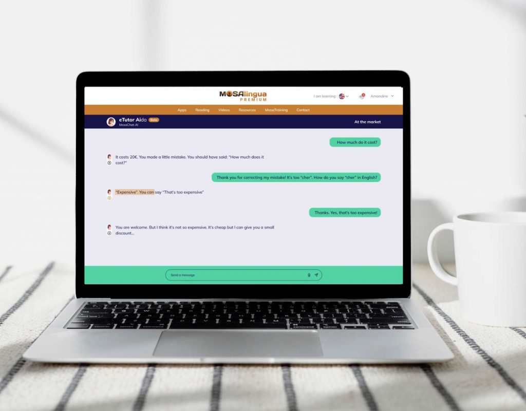 MosaLingua presenta il suo tutor linguistico virtuale Aida - BitMat