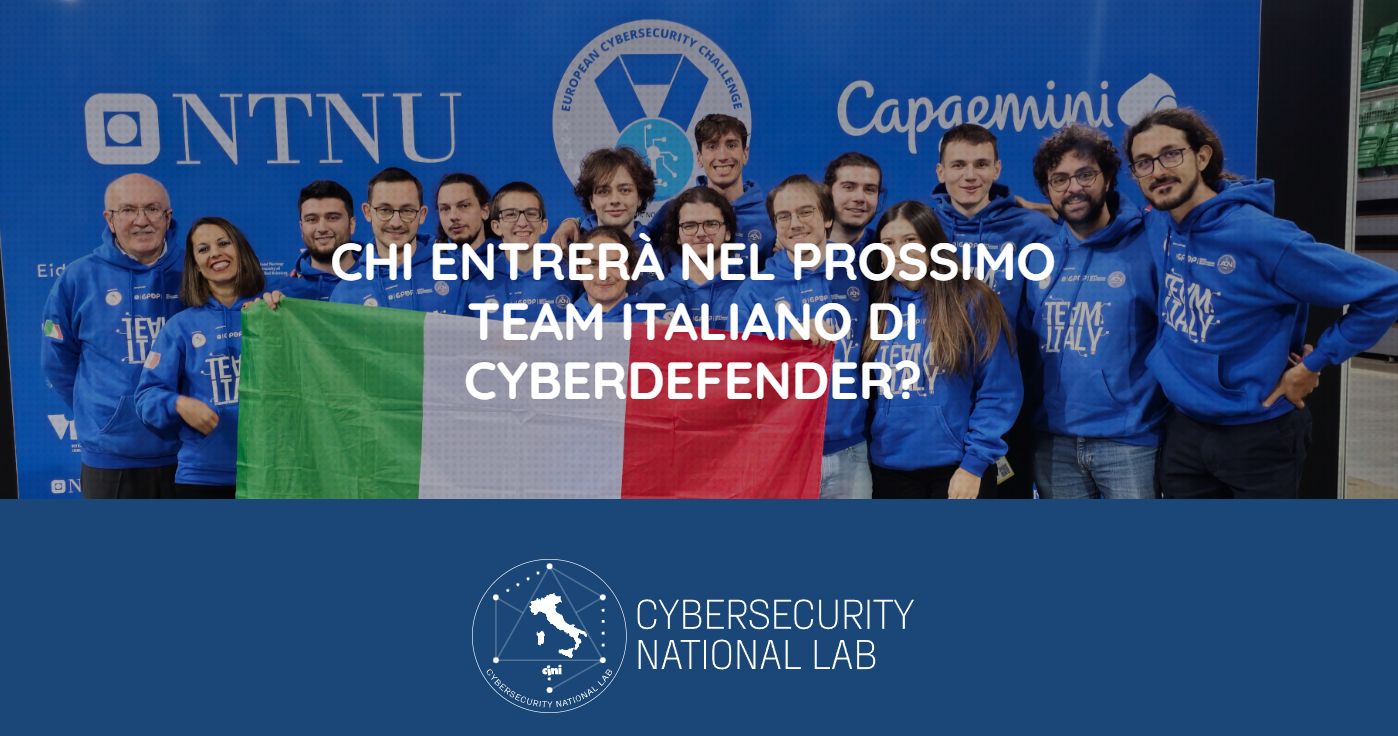 Nazionale italiana dei cyber defender in ritiro prima dei campionati ...