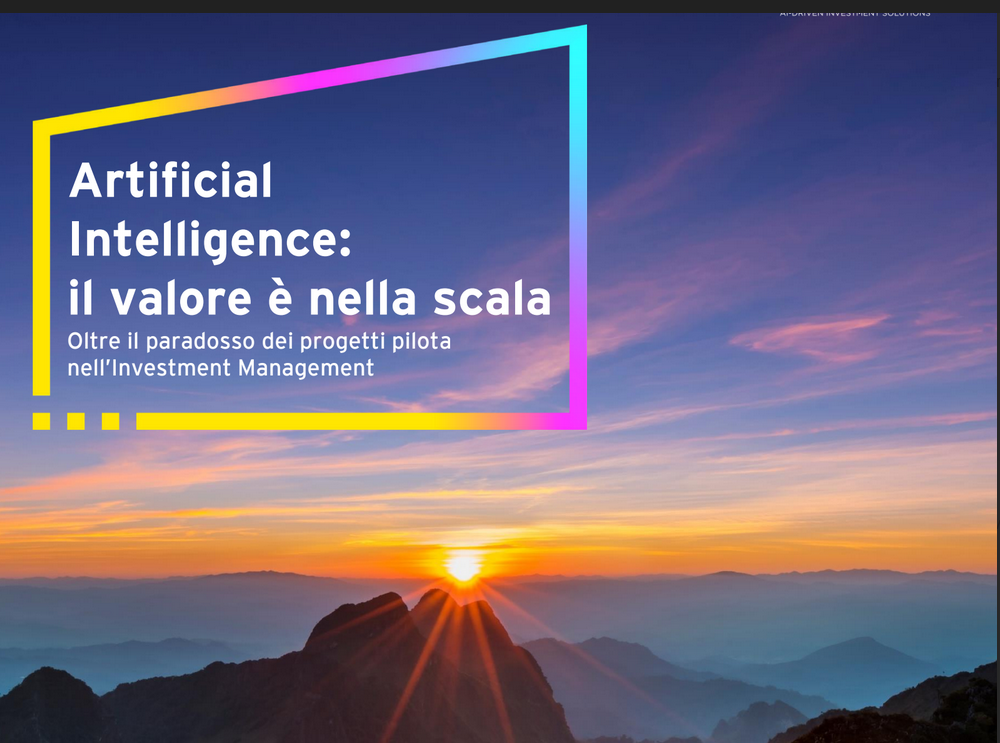 Implemento AI nei modelli operativi e di business del Wealth e Asset ...